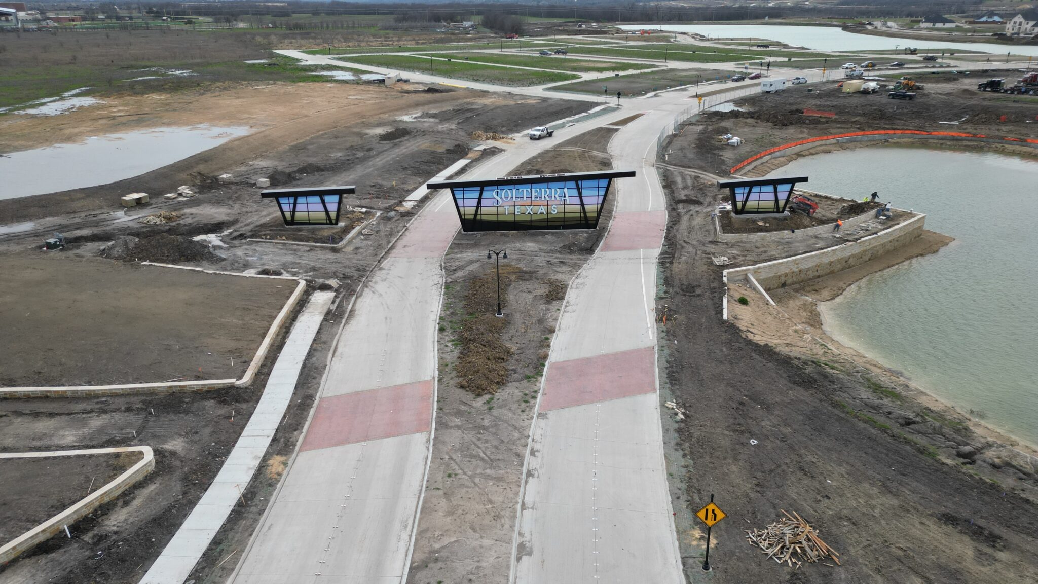 Community Update #4: Entry Monument Signage Installed - Solterra Texas
